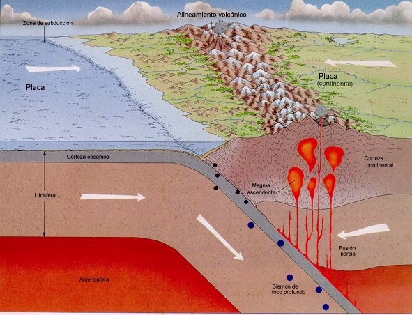 Ciencias de la Tierra y Geografía.: Bordes de placas. Tres movimientos ...